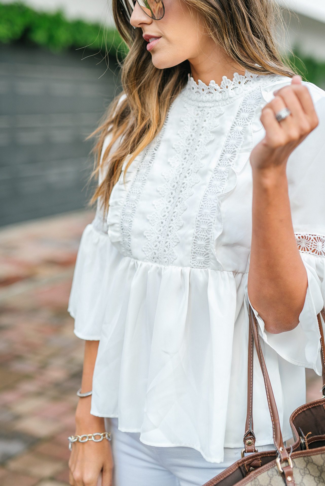 All White Spring Look - STYLETHEGIRL