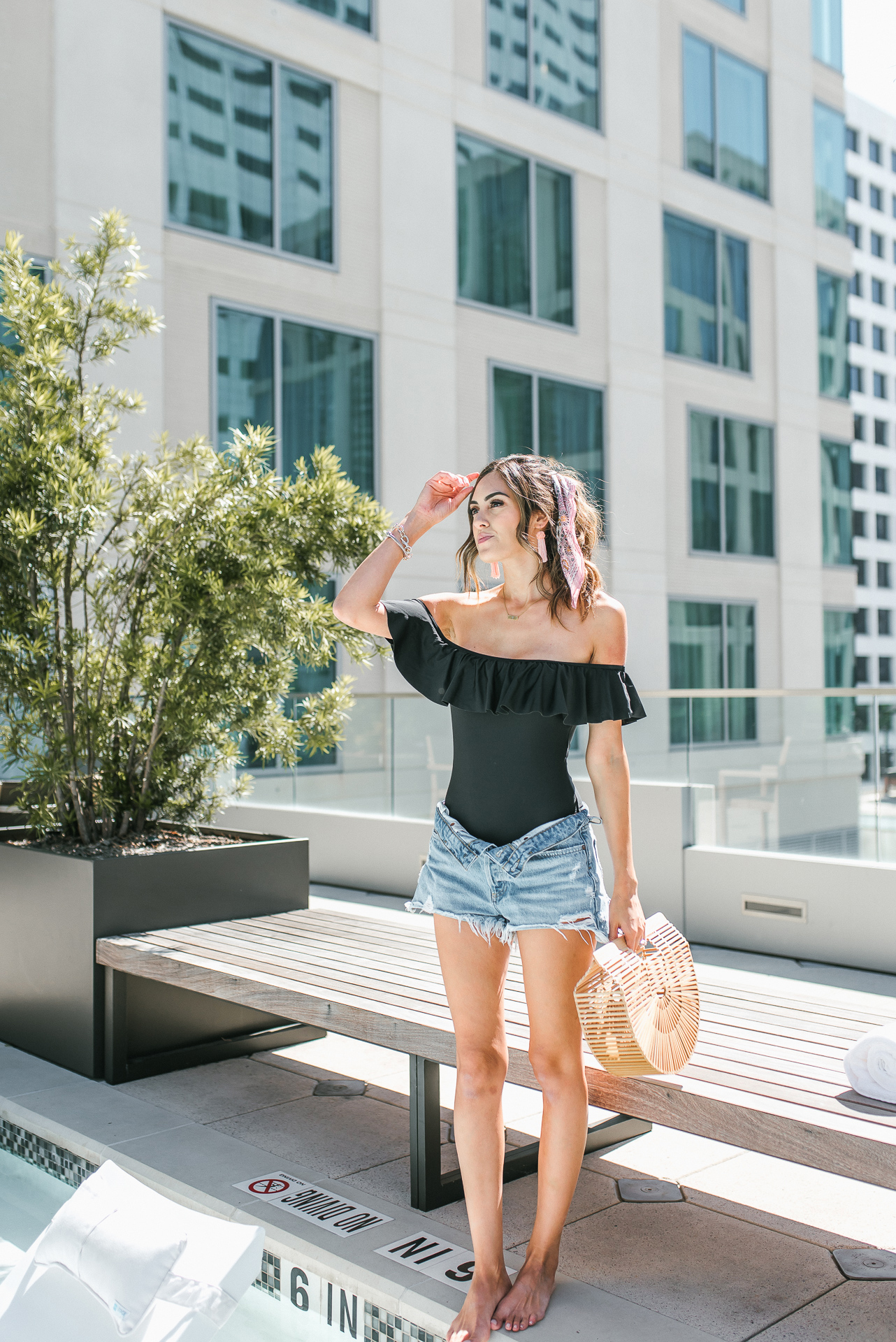 My Favorite Off The Shoulder Bathing Suits Under $50 - STYLETHEGIRL