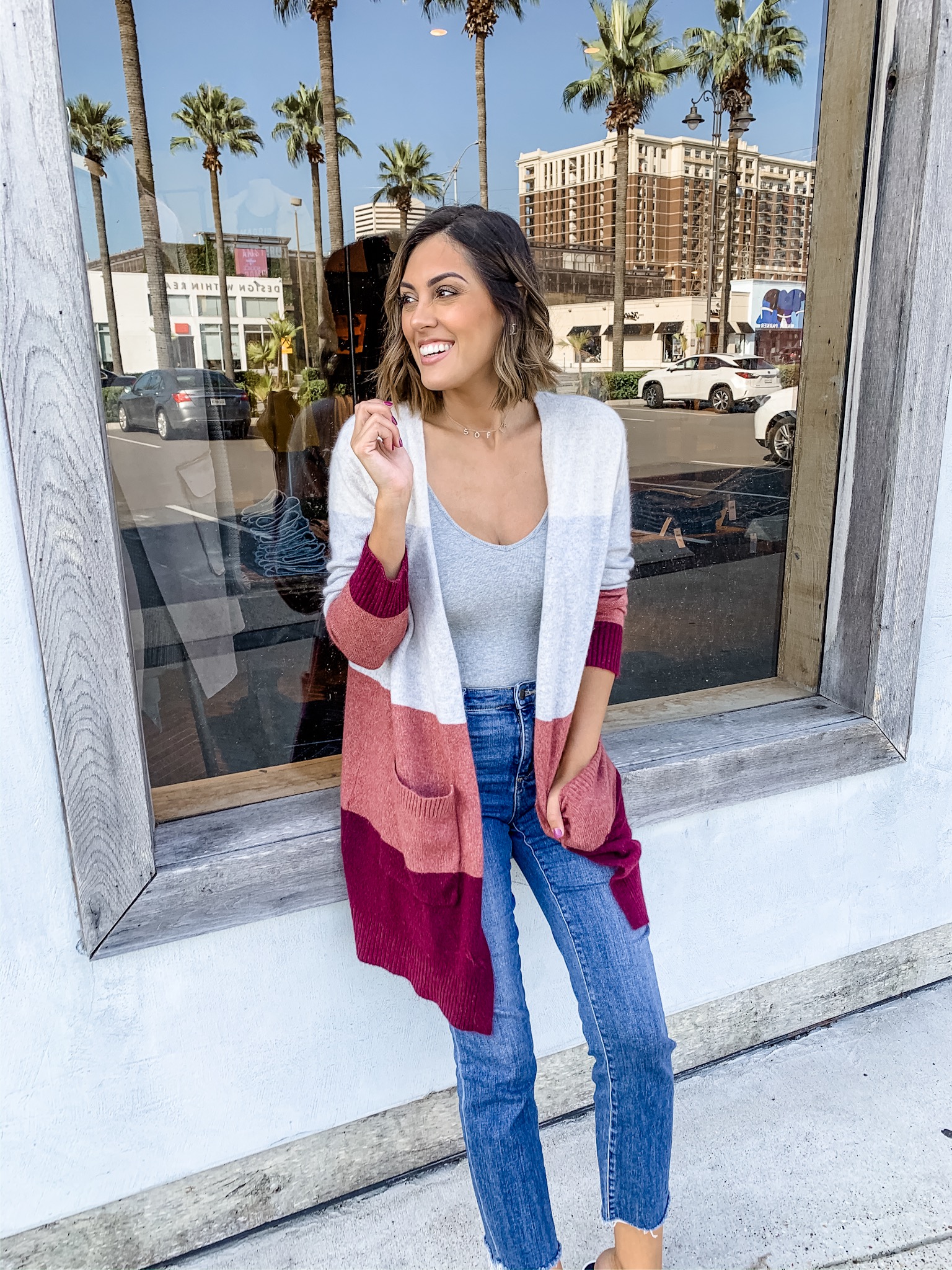 The $30 Colorblock Cardigan Great For Fall - STYLETHEGIRL