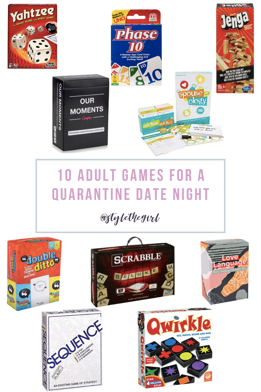 Adult Quarantine Game Night Ideas - STYLETHEGIRL