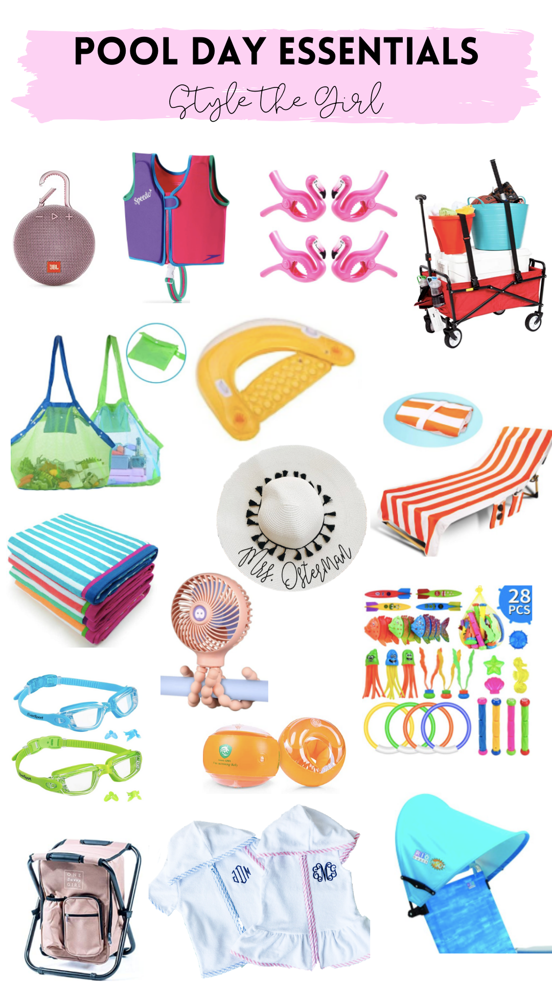 POOL DAY ESSENTIALS - STYLETHEGIRL