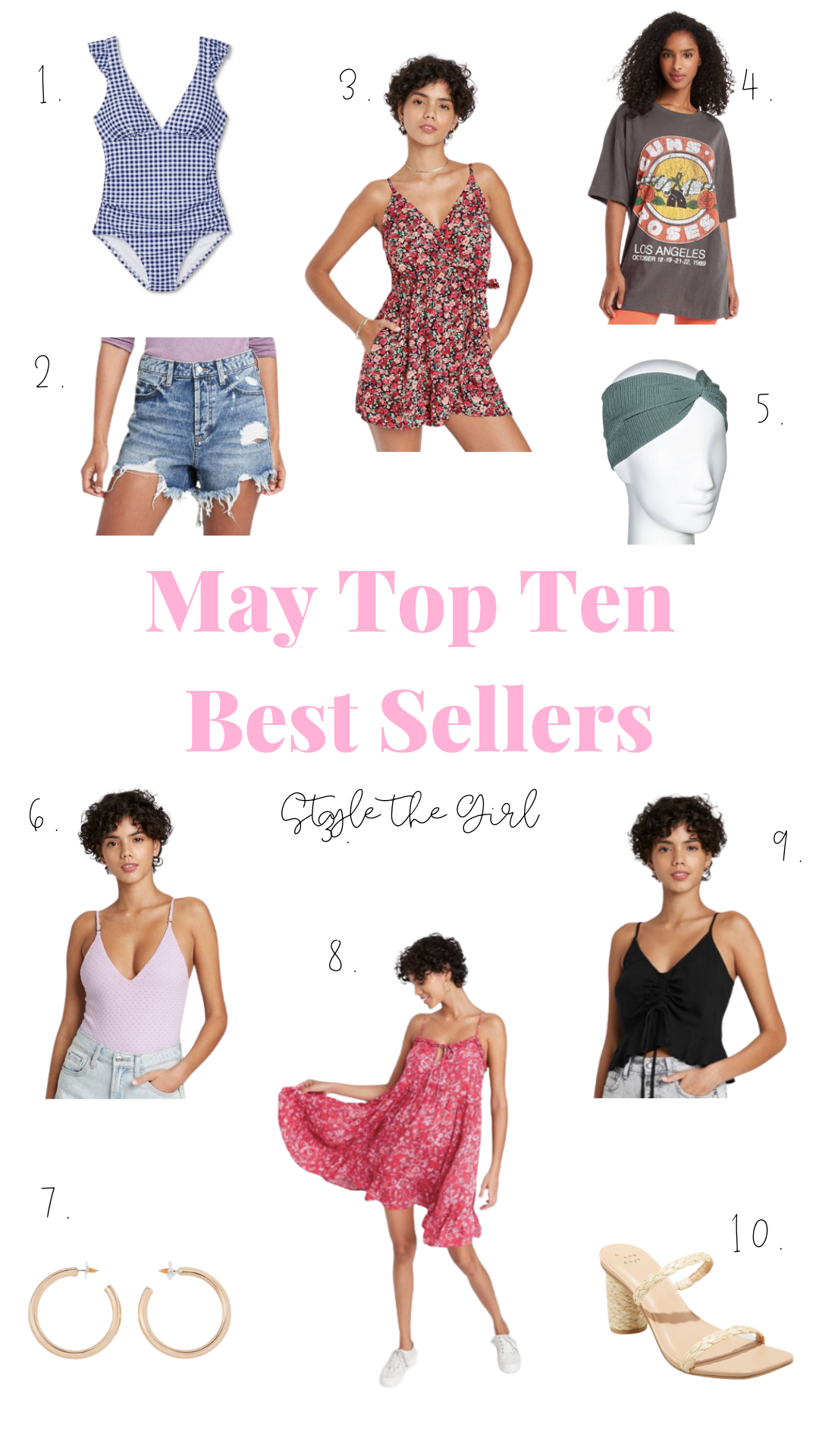 May Top Ten Best Sellers - STYLETHEGIRL
